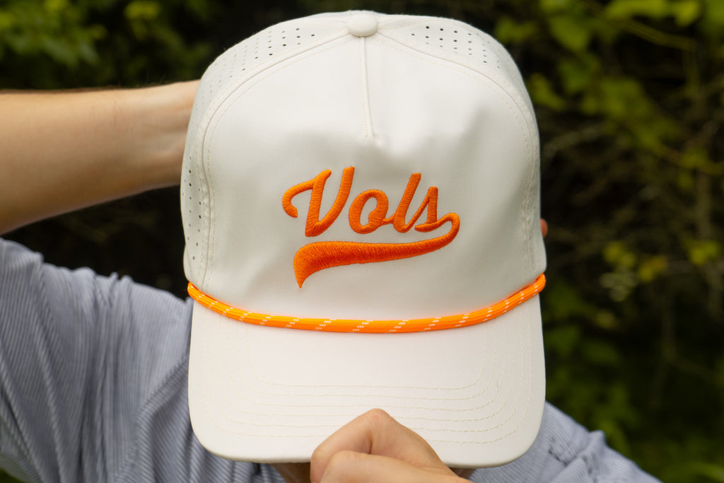 University of Tennessee Script Vols Rope Hat - Volunteer Traditions