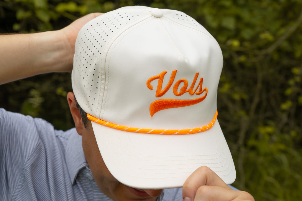 University of Tennessee Script Vols Rope Hat - Volunteer Traditions
