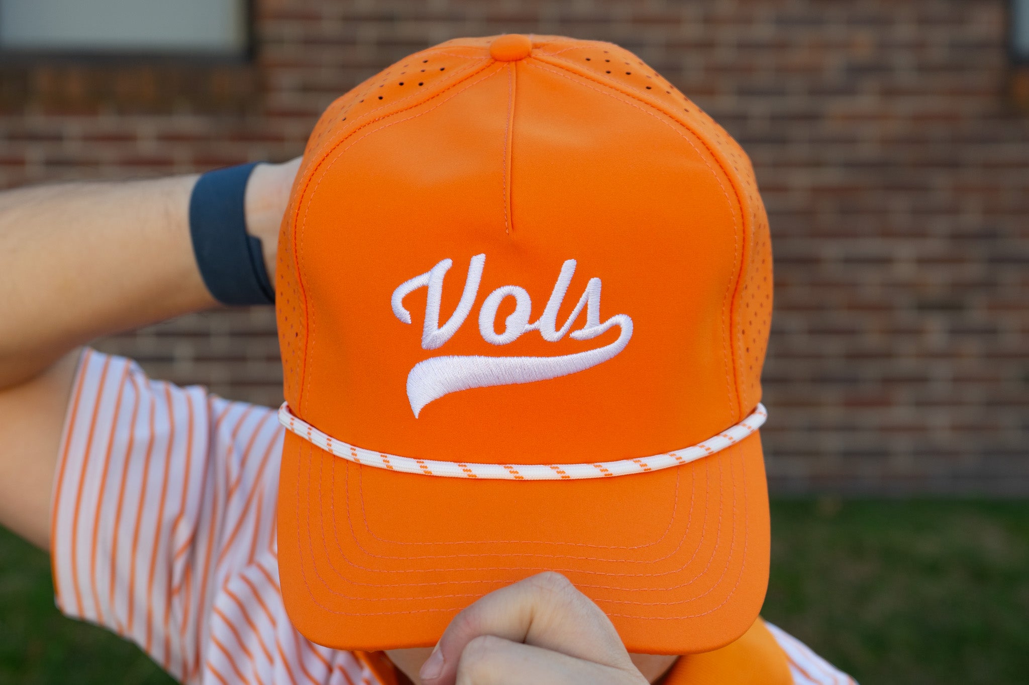 University of Tennessee Script Vols Rope Hat - Volunteer Traditions